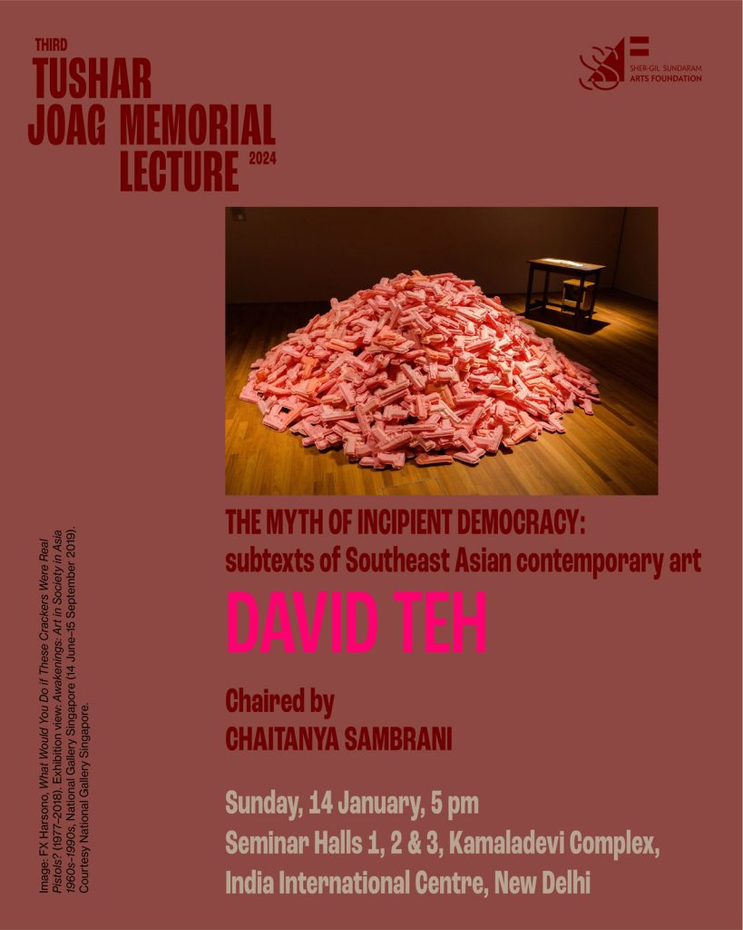 Sher-Gil Sundaram Arts Foundation | 2024 | Tushar Joag Memorial Lecture ...